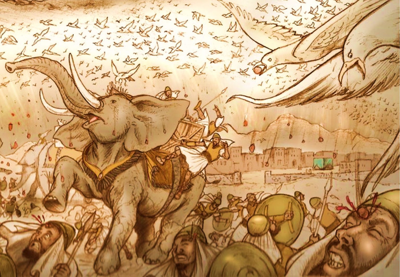 Surah Fil Tafsir • Nur Muhammad Realities Biography Islam Allah Haqiqat ...